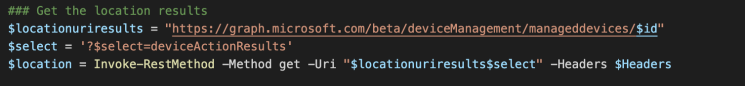 Locate device using Microsoft Graph and Invoke-RestMethod with Intune ...