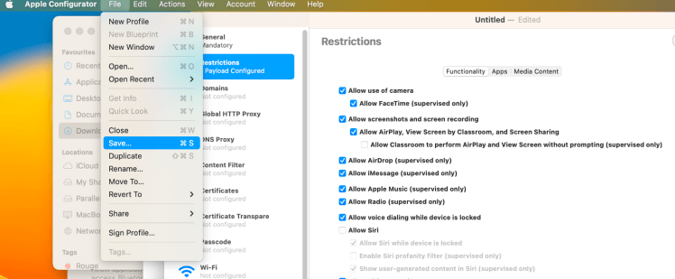 Secure macos devices with custom configuration profiles and Intune ...